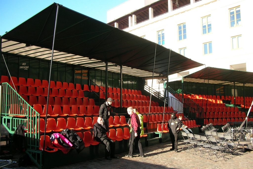 Grandstand Hire Service - suppliers of temporary portable seating